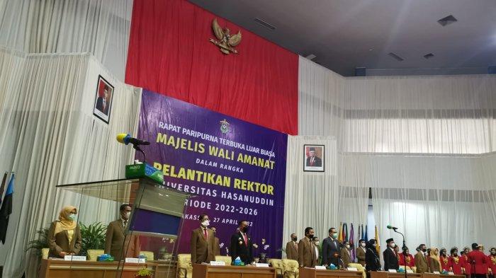 Foto-foto: Pelantikan Rektor Unhas Periode 2022 - 2026 Prof Jamaluddin ...