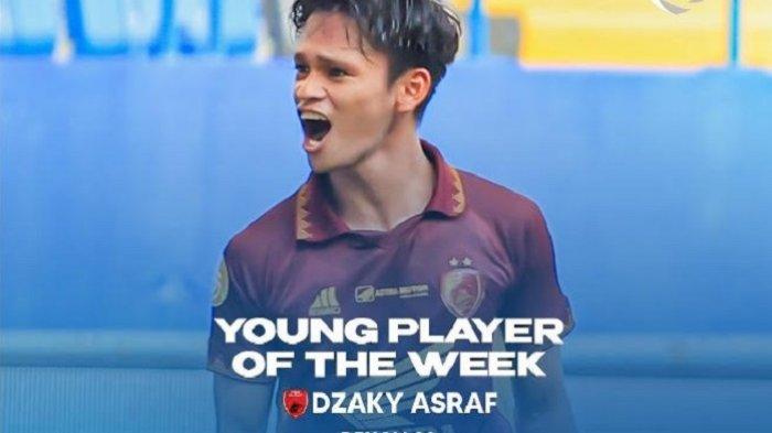 Catatkan Dua Assist, Pemain PSM Makassar Dzaky Asraf Terpilih Young ...