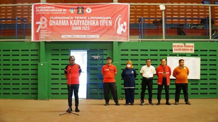Semarakkan Hari Kemenkumham dengan Turnamen Tenis Lapangan, Kakanwil Galang Semangat Sportivitas ...