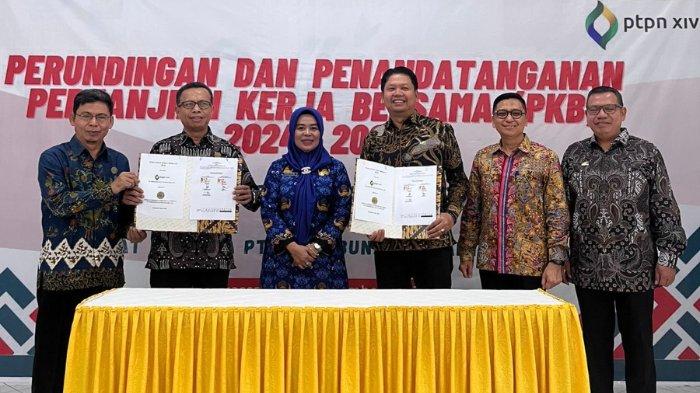 PTPN XIV Teken Perjanjian Kerja Bersama Periode 2024-2025 - Tribun-timur.com