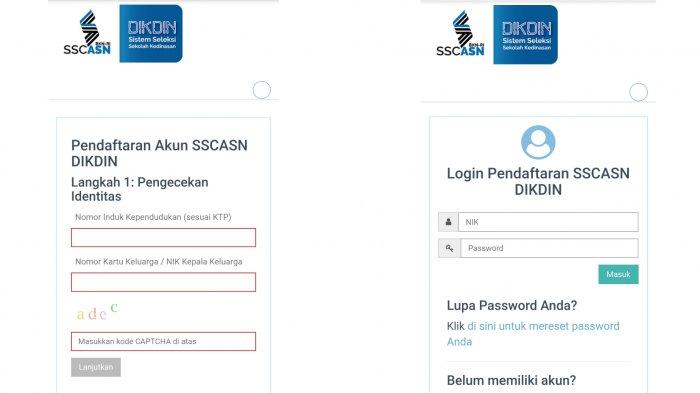 Pendaftaran Sekolah Kedinasan Dibuka di scasn.bkn.go.id, Buat Akun SSCASN DIKDIN di dikdin.bkn ...