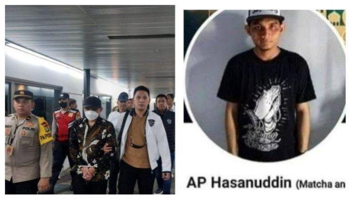 Peneliti BRIN Andi Pangerang Hasanuddin Tertunduk Lesu Tiba di Bandara ...