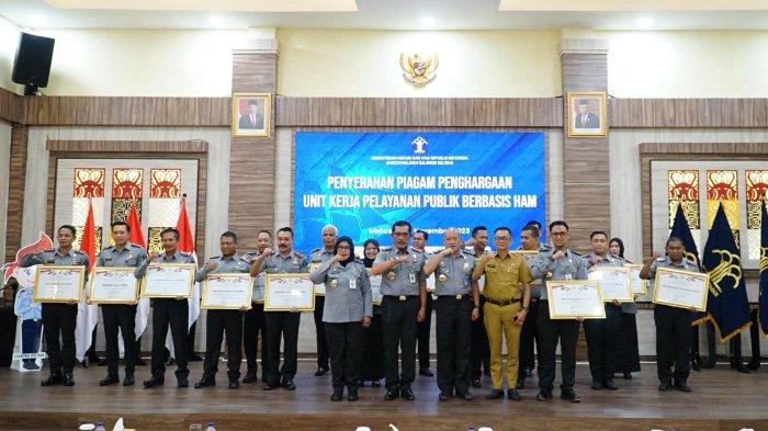 Sukses Wujudkan P2HAM,17 Satker Lingkup Kemenkumham Sulsel Terima Penghargaan P2HAM - Tribun ...