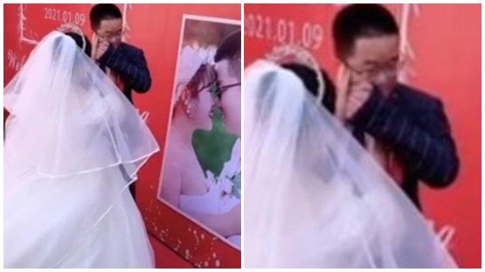 Video Viral Di Tik Tok Pengantin Pria Nangis Gegara Tak Ada Tamu
