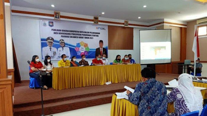 Pemprov Sulbar Evaluasi Kinerja Pemkab dalam Penanganan Stunting - Tribun-timur.com