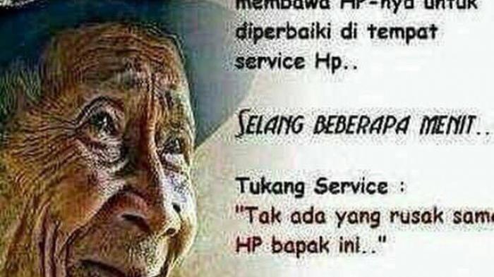 Apa Kabar Orang Tua Anda? Coba Lihat Meme Ini - Tribun-timur.com
