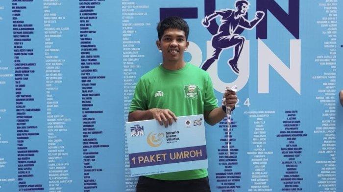 Munandar Ma’mun Pemenang Hadiah Umrah di PHRI Fun Run - Tribun-timur.com