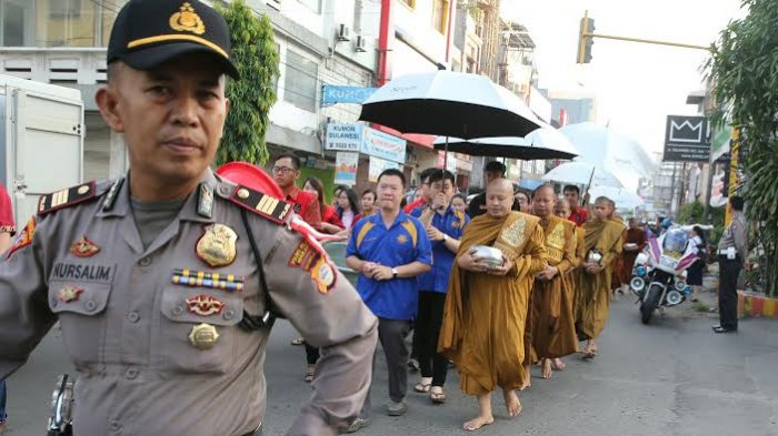 Foto-foto Prosesi Pindapatta di Makassar - Tribun-timur.com