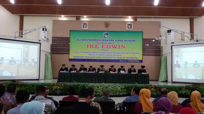 Rektor UMI Makassar Pimpin Promosi Doktor Brigjen Pol Ike Edwin ...