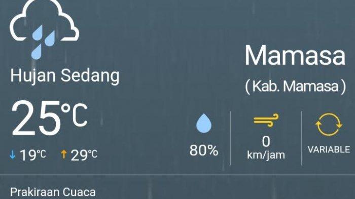 Kabupaten Mamasa Hujan Ringan Hari Ini - Tribun-timur.com
