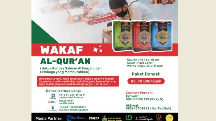 Lembaga Dakwah Kampus Poltekkes Makassar Gelar Program Wakaf Alquran ...