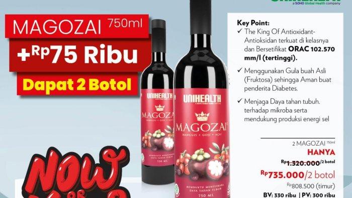 Ada Promo dari Unihealth, Minuman Suplemen Antioksidan Magozai Dua ...
