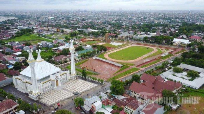 FOTO DRONE: Kondisi Terkini Ruang Terbuka Hijau Syekh Yusuf Discovery ...