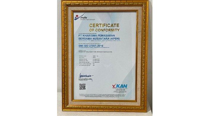 Tersertifikasi ISO 37001:2016, PT KPBN Terapkan Sistem Manajemen Anti ...