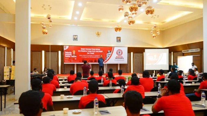 PT Semen Tonasa Latih Pekerja Bangunan di Bone - Tribun-timur.com