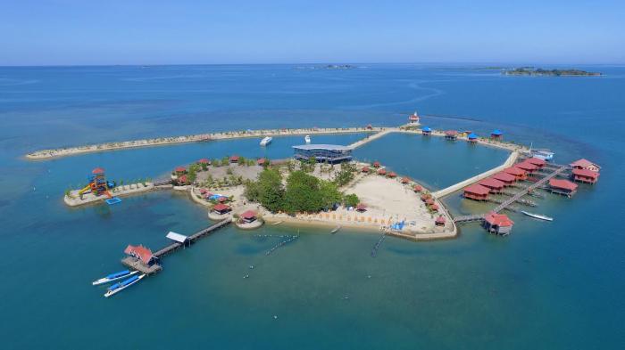 FOTO DRONE: Keindahan Pulau Cambang-cambang Pangkep - Tribun-timur.com