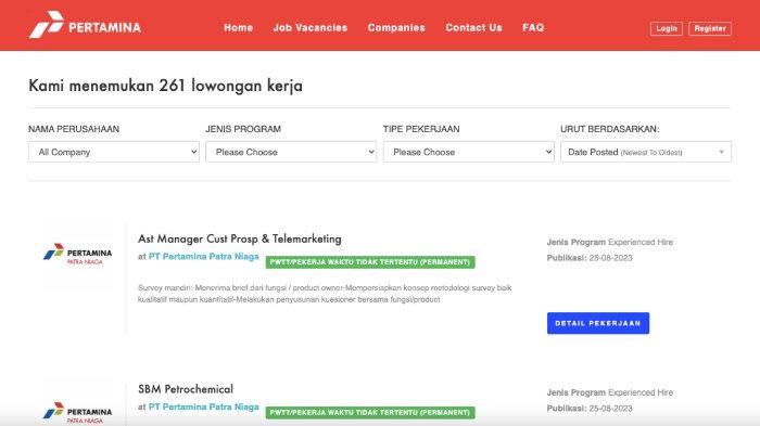 Akses recruitment.pertamina.com, Lowongan Kerja Pertamina Tak Dibuka buat Lulusan Baru SMA dan ...