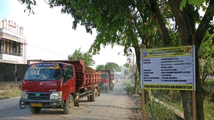Rekonstruksi Jalan Ruas Soppeng Pangkajene Sidrap Pemprov Sulsel
