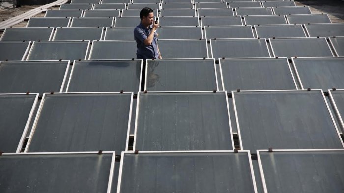 FOTO: Solar Cell Sumber Energi Alternatif - Tribun-timur.com