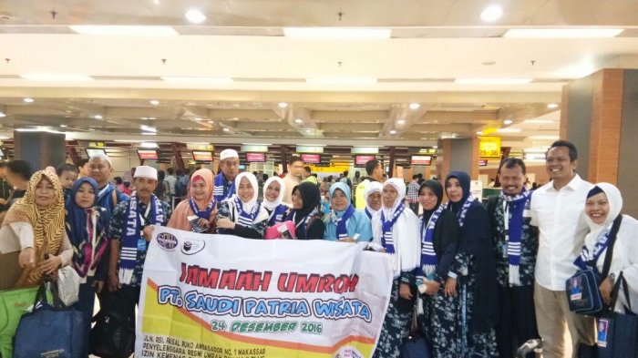 Patria Wisata Berangkatkan 53 Jamaah Umrah - Tribun-timur.com