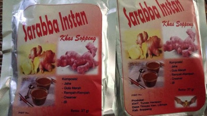 Warga Timusu Olah Minuman Sarabba jadi Minuman Instan, Tinggal Seduh ...