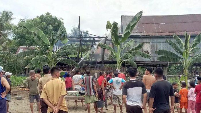 Rumah Panggung Terbakar di Belawa Wajo, Penyebabnya? - Tribun-timur.com