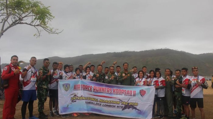 40 Atlet Koopsau II Ramaikan Mandalika Internasional Marathon di Lombok ...