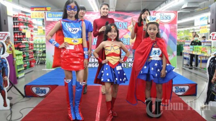 FOTO: Superhero Cilik di hypermarty MP - Tribun-timur.com