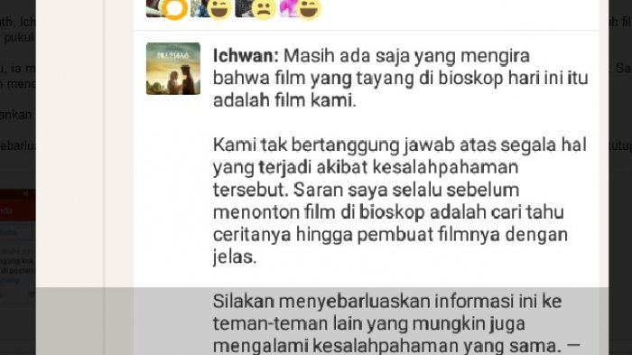 Ichwan Persada: Masih Ada yang Mengira Film Kami Tayang Hari Ini ...