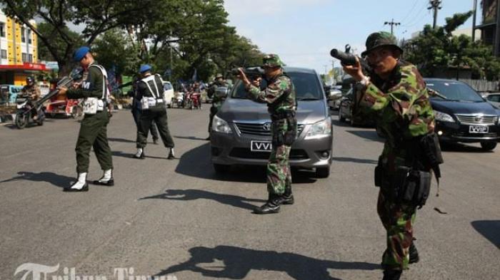 FOTO: Simulasi Pengamanan VVIP di Makassar - Tribun-timur.com