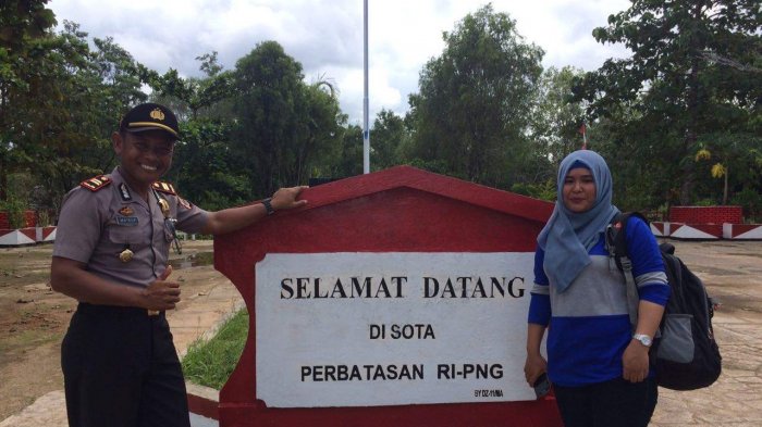 Menengok Perbatasan Indonesia-Papua New Guinea di Distrik Sota Merauke - Halaman all - Tribun ...