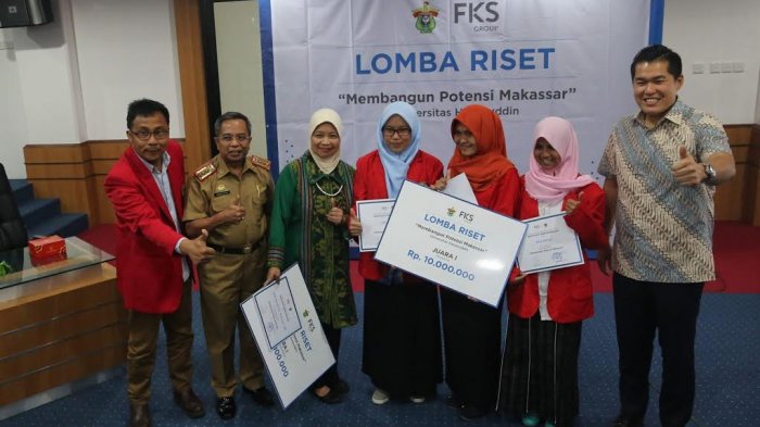 FOTO: Ini Dia Para Pemenang Lomba Riset ARA FKS Group - Tribun-timur.com
