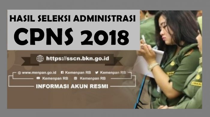 sscn.bkn.go.id - UPDATE Pengumuman Hasil Seleksi Administrasi CPNS 2018 ...