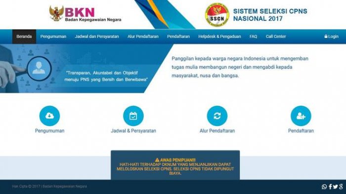 SSCN BKN GO ID - Akun Anda di https://sscn.bkn.go.id/ Bisa Dipakai Daftar CPNS Lagi ...