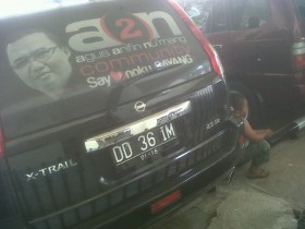 Stiker Agus Arifin Nu'mang Beredar - Tribun-timur.com