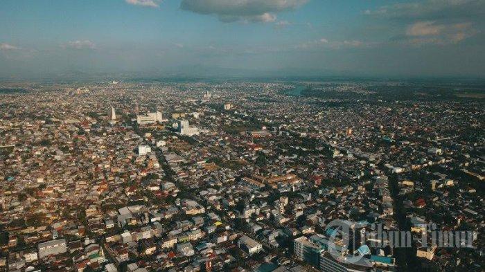 FOTO: Kepadatan Kota Makassar dari Lensa Drone - Tribun-timur.com