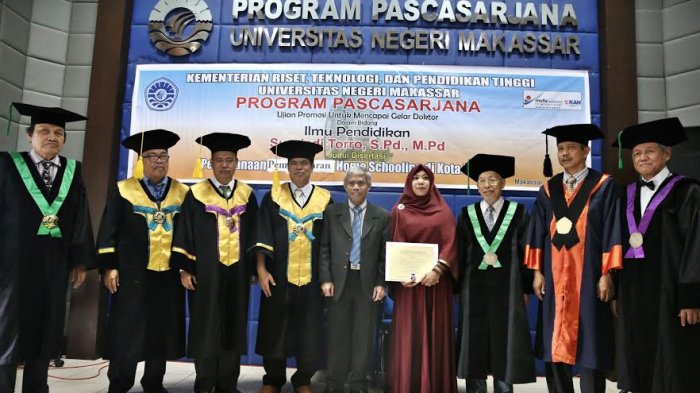 Raih Gelar Doktor di PPs UNM, Supriadi Torro Raih Nilai A - Tribun ...