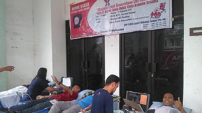 Ini Cara PMI Pangkep Peringati HUT ke 72 RI - Tribun-timur.com