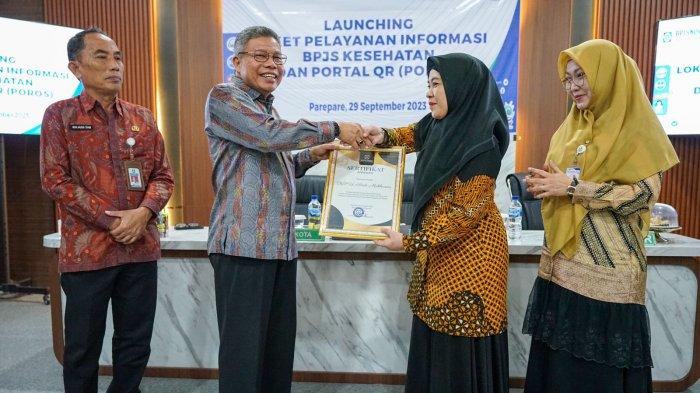 Wali Kota Parepare Terima Penghargaan BPJS Kesehatan Berkat Layanan JKN di RSUD Andi Makkasau ...