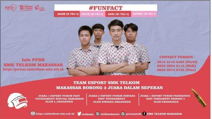 Team Esport SMK Telkom Makassar Borong 3 Juara Dalam Sepekan - Tribun-timur.com