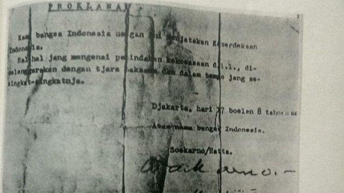 Ini 5 Perubahan Penting pada Naskah Proklamasi Autentik, Sebelum ...