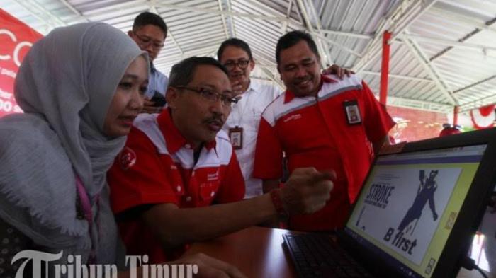 FOTO: Telkom Luncurkan Layanan Pustaka Digital - Tribun-timur.com