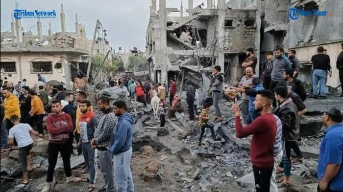 VIDEO: Makin Brutal, Karena Serangan Israel 10.000 Warga Palestina ...