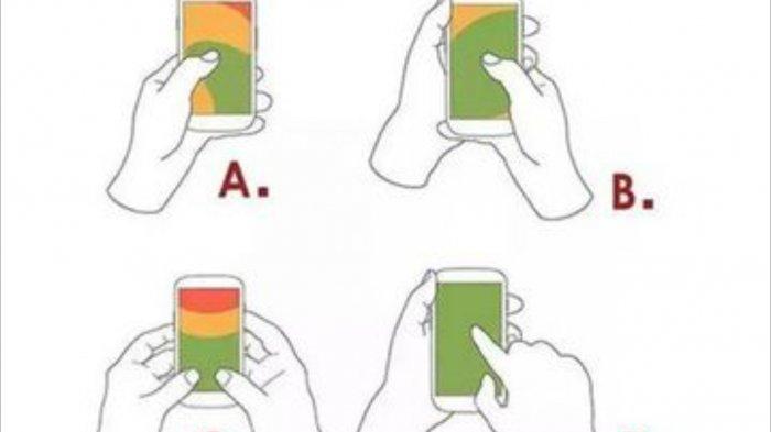 Tes Kepribadian: Ternyata Cara Pegang Handphone Bisa Ungkap Sifat dan ...