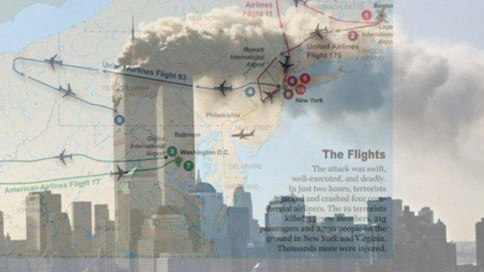 TRIBUNWIKI: Tepat Hari Ini 18 Tahun Lalu, Tragedi WTC 9/11, Begini ...