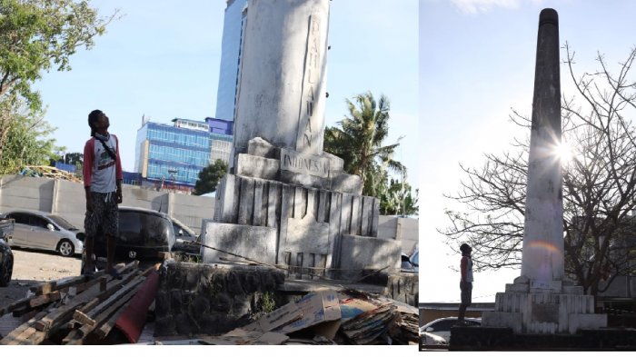 Tugu Pahlawan Indonesia di Pantai Losari Terus Tergusur - Tribun-timur.com