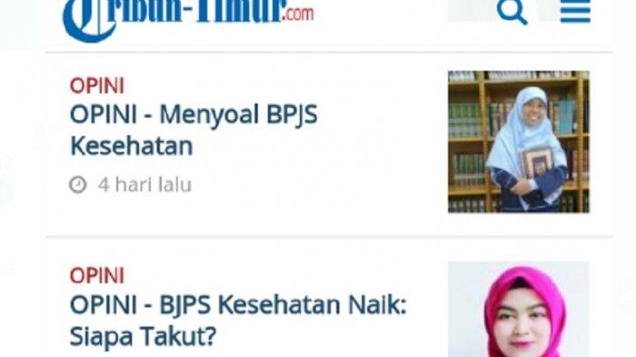Ini Cara Agar Tulisan Anda Diterbitkan di Rubrik Opini Tribun Timur ...