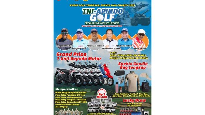 Sambut HUT TNI ke-78, APINDO Sulsel bersama TNI Sulsel Gelar Turnamen ...