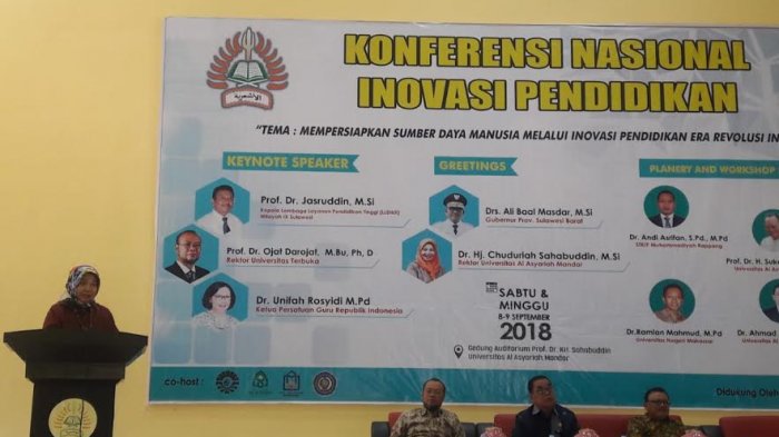 Unasman Gelar Konferensi Nasional Inovasi Pendidikan Pertama di Sulbar ...