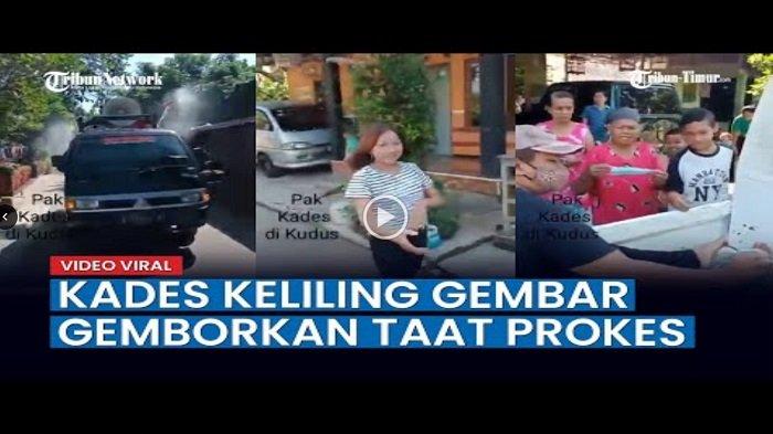 VIDEO Viral Kades di Kudus Naik Pikap Keliling Kampung Himbau Warga ...